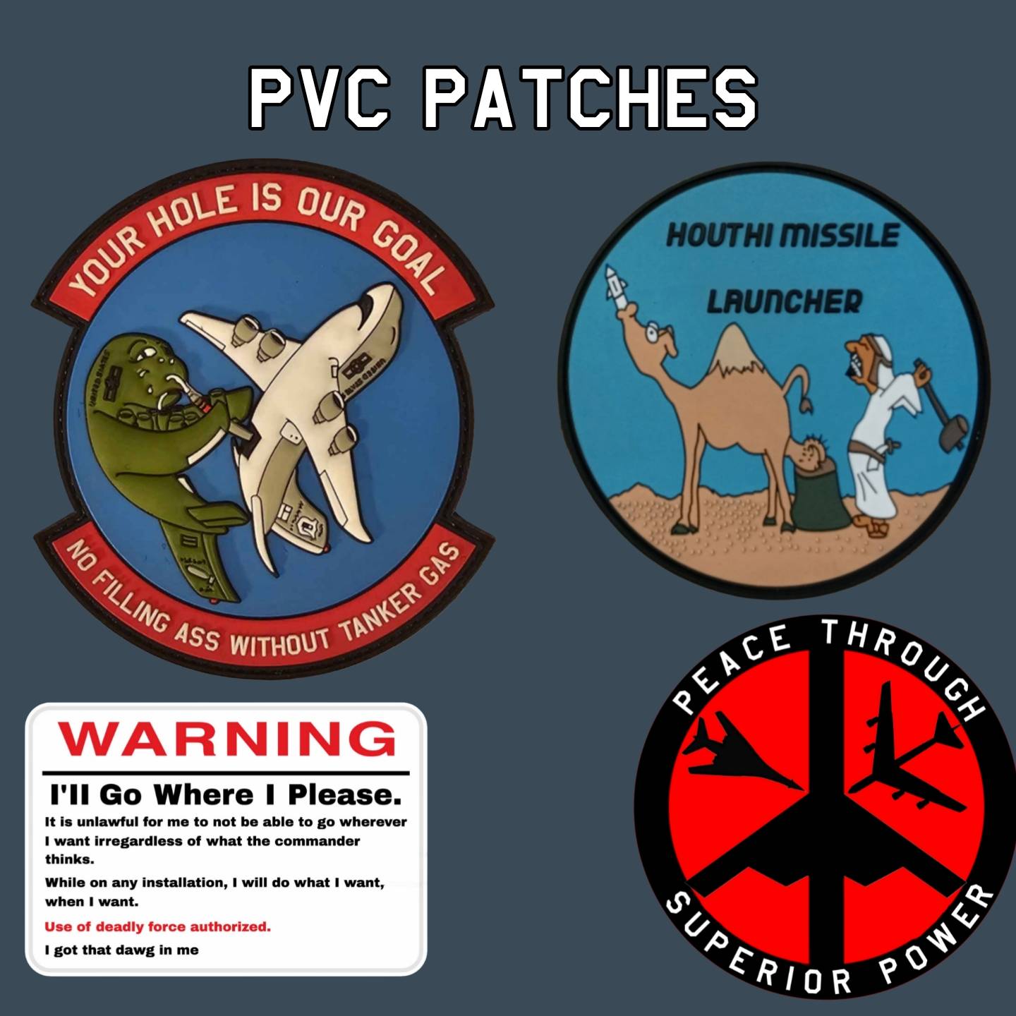 PVC Patches – A2C Merch